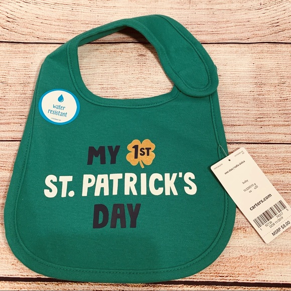 Carter's | Accessories | Baby Boysgirls St St Patricks Day Cotton Bib ...
